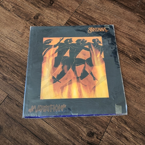 Vintage | Media | Rare Vtg 8s Santana Marathon Lp 979 Columbia Fc 36514 ...